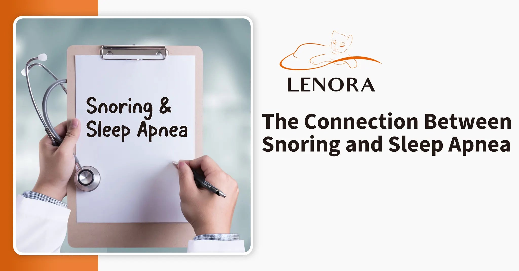 The Connection Between Snoring and Sleep Apnea – LENORA The Connection Between Snoring and Sleep Apnea – LENORA
