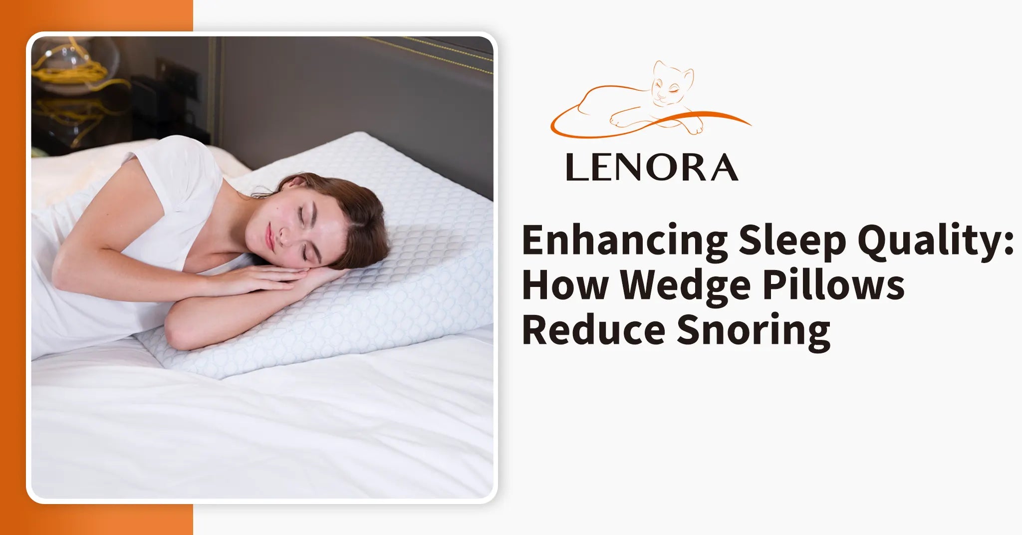 Enhancing Sleep Quality: How Wedge Pillows Reduce Snoring – LENORA